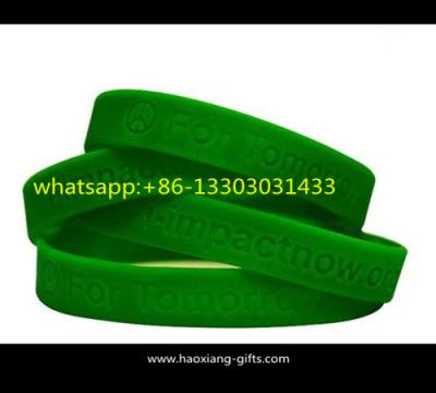 China High quality wholesale your design promotional silicone wristbands/bracelets for sale