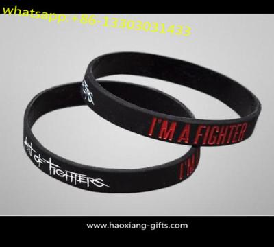 China Free logo printed/Embossed/Debossed Promotion silicone wristbands/bracelet for sale