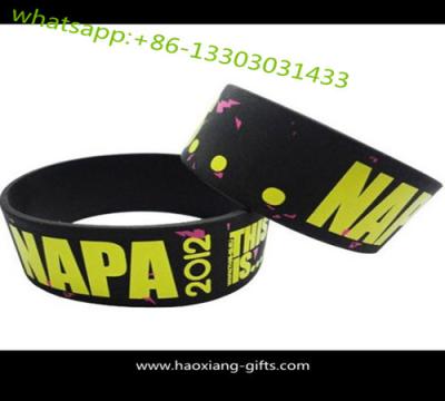 China mosquito repellent bracelet for kids Debossed logo Silicone Wristband/bracelet for sale