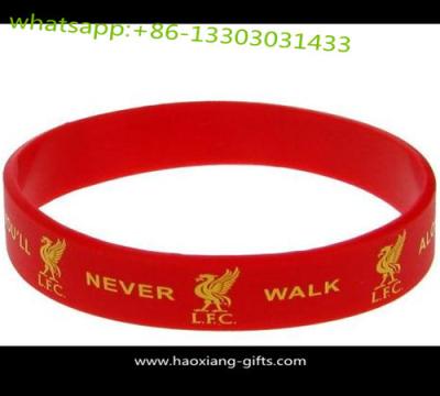 China Adjustable custom personalized silicone wristband glow in the dark for event for sale