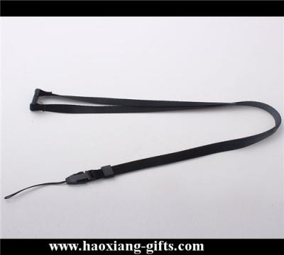 China black color custom thermal transfer high end lanyard with logo for promotion for sale