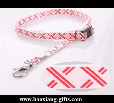 China Wholesale High Quality Polyester Custom Printed logo Lanyard wiith metal hook for sale
