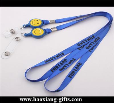 China EU standard blue color quality custom design  lanyard with any accessories for sale