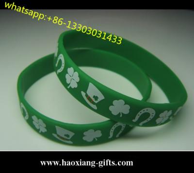 China Cheap custom silicone bracelet/silicone wristband glow in the dark for events for sale