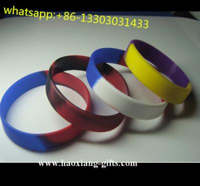 China silicone Material and Printed Technique silicone allergy bracelet/silicone wristband for sale