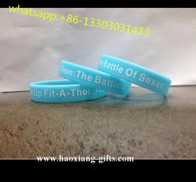 China OEM church or spirit silicone wristband / bracelet for promotional gift shop for sale