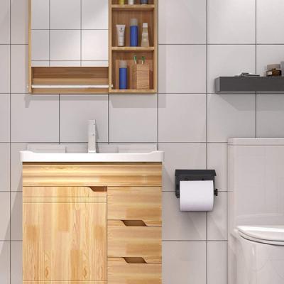 Cina Contenitore senza foro di asciugamano di carta della toilette del supporto dell'asciugamano di carta di acciaio inossidabile 304 in vendita