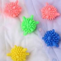 China PVC Solid Color Washer Balls for Laundry Reusable 6cm 15pcs for sale