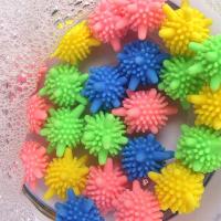 China PVC Solid Color Washer Balls for Laundry Reusable 6cm 15pcs for sale