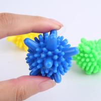 China PVC Solid Color Washer Balls for Laundry Reusable 6cm 15pcs for sale