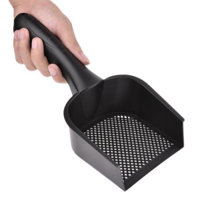 Китай Лопаткоулавливатель Scooper сора высоких отверстий Qulity черных пластиковых небольших точный для собаки кота продается