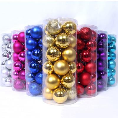 Китай пластиковые Multicolor шарики рождества 24Pcs орнаментируют для рождественской елки Xmas продается