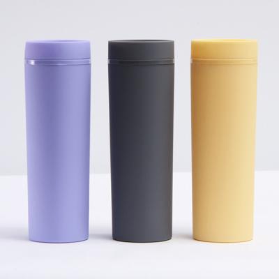 Cina 16oz Double Wall Plastic Acrylic Tumblers Reusable With Straw in vendita