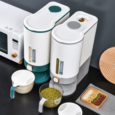 Cina Grande immagazzinamento nel contenitore del grano con i contenitori di stoccaggio dell'erogatore del riso del coperchio in vendita
