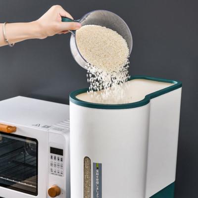 Cina Grande immagazzinamento nel contenitore del grano con i contenitori di stoccaggio dell'erogatore del riso del coperchio in vendita