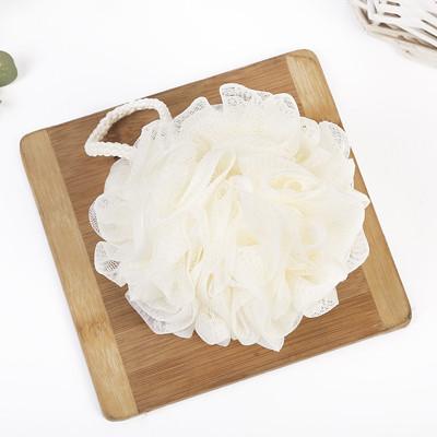 Cina Maglia multicolore della doccia della spugna del bagno del soffio del lavaggio del corpo di Scrunchies del bagno in vendita