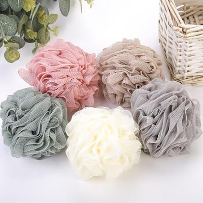 Cina Maglia multicolore della doccia della spugna del bagno del soffio del lavaggio del corpo di Scrunchies del bagno in vendita