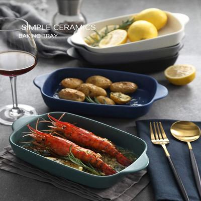Cina Small Rectangular Ceramic Baking Dish For Oven Ovenware Bakeware in vendita