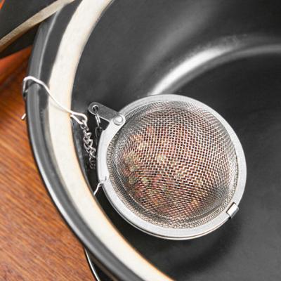 Cina 7cm Ball Shape Stainless Steel Tea Strainer Food Grade in vendita