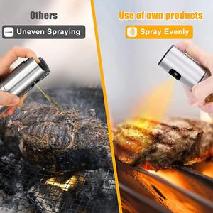 Κίνα Sliver 100ml Olive Oil Sprayer With Stainless Steel Cap προς πώληση