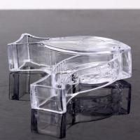 China Acrylic Manual Lemon Slice Squeezer Bird Shape 2.8x5.2x12cm Transparent for sale