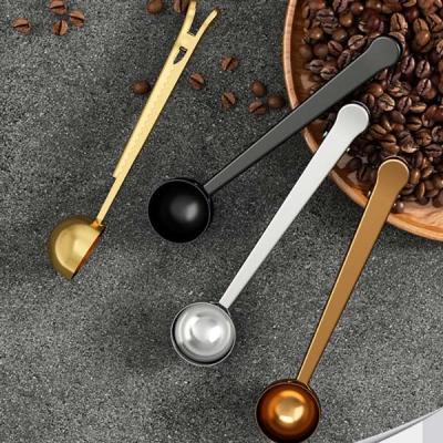 Cina Di dosatore caldo di acciaio inossidabile del mestolo del caffè di vendita di Amazon con la clip della borsa di caffè in vendita