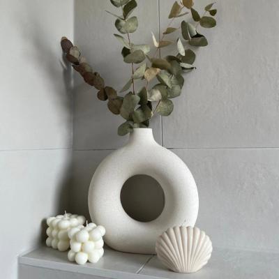 Cina Vaso in ceramica per fiori nordici moderno decorativo per la casa per soggiorno domestico in vendita
