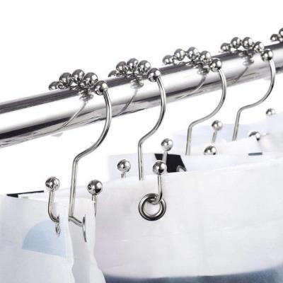 Cina Anelli per tende da doccia in acciaio inossidabile per bagno Ganci per doccia a doppia scorrevolezza Anelli in vendita