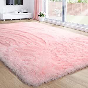 Cina Multicolor Fluffy Shag Rug For Living Room Kids Room in vendita