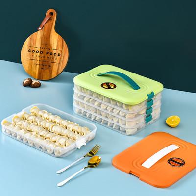 中国 ふたのゆで団子の収納箱が付いている多層食糧貯蔵容器の食糧収納箱 販売のため