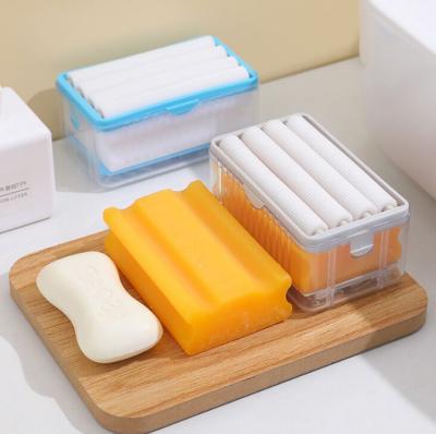 Cina Il supporto multifunzionale dello scolo del contenitore di sapone vuota il supporto di schiumatura del sapone dello scaffale di stoccaggio per la cucina del bagno in vendita