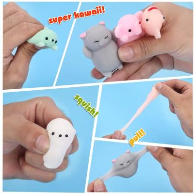 Cina Giocattoli di irrequietezza di 50PCS TPR Mini Animal Squishy Stress Toys Mochi per distensione della tensione in vendita