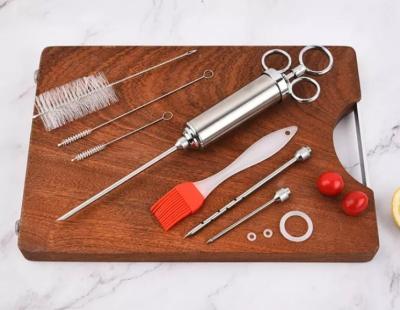 Cina Insieme all'aperto della marinata dell'iniettore degli strumenti e degli accessori del BARBECUE di acciaio inossidabile Turchia in vendita