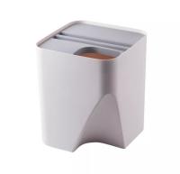 China Plastic Separable Modular Kitchen Dustbin 25x25x20 cm Waste Rubbish Can for sale