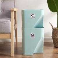 China Plastic Separable Modular Kitchen Dustbin 25x25x20 cm Waste Rubbish Can for sale