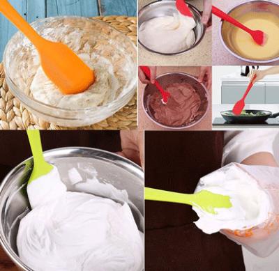 Cina spatole senza cuciture flessibili antiaderanti mescolantesi bollenti dello strumento della spatola del silicone 11inch in vendita