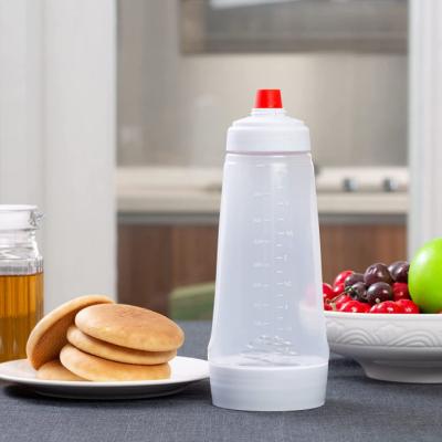 Cina Bottiglia di scossa dell'erogatore della pastella di pancake di Whiskware della bottiglia di miscelazione della pastella della mano in vendita