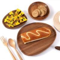 China Solid Wood Irregular Shaped Dinner Plate Set 3 Piece Kitchen Supplies for sale