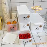 China Plastic Fridge Storage Box Bulk Kitchen Supplies Fruit Vegetable Containers 2L BPA Free for sale