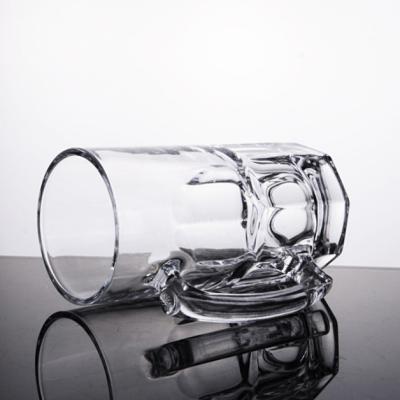 Cina Grande birra extra personale Stein Glass Mug With Handle 35 once in vendita