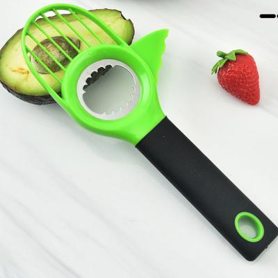 Cina Cucina 3 in strumenti di plastica di 1 dell'avocado della taglierina del coltello dei levatorsoli dell'avocado avocado dell'affettatrice in vendita