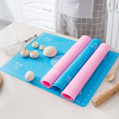 Cina Non stuoia bollente del bastone con la pasticceria Mat Dough Rolling Mat del silicone di misure in vendita