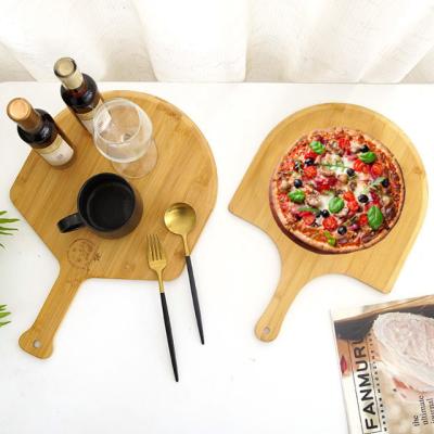 Cina Bordo di bambù naturale premio della buccia della pizza del forno con i bordi & la maniglia facili della scivolata in vendita