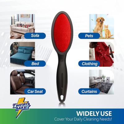 Cina Il doppio ha parteggiato vestiti magici del residuo di stoffa la spazzola del rullo che del dispositivo di rimozione dei capelli per i vestiti riveste il tappeto in vendita