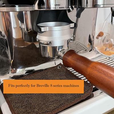 Cina Caffè di alluminio mani libere del nastro 54mm che dosa imbuto per il caffè domestico in vendita