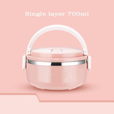 Cina Contenitore di alimento isolato termico stratificato Tiffin del contenitore termico di acciaio inossidabile per lo studente in vendita