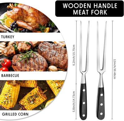 Cina Forcella a 12 pollici del BARBECUE di acciaio inossidabile della bistecca per la griglia dell'arrosto della cucina in vendita