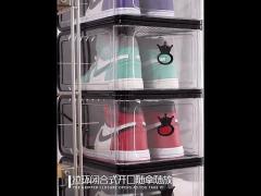 ODM Dustproof Clear Plastic Shoe Organizer Drawer Rack Transparent
