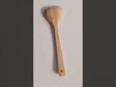 Wooden Heart Shaped Bamboo Spoon Engraved For Cooking Spoonful Of Love