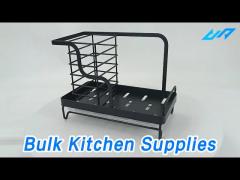 Stainless Steel Bulk Kitchen Supplies Sink Organizer Standing With Removable Drain Pan